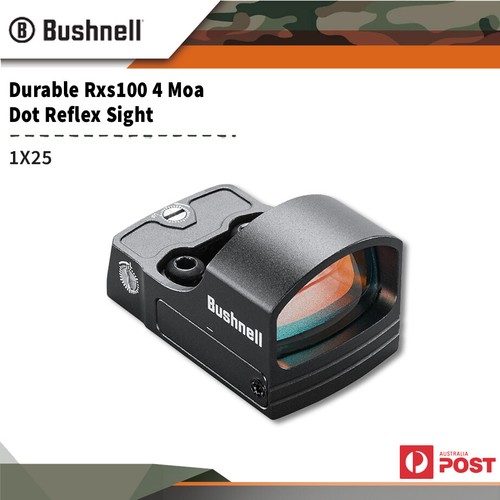 Bushnell Shooting Durable Rxs100 1x25 4 Moa Dot Reflex Sight W Mount ...