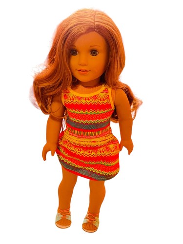 2014 American Girl Doll Lea Clark Girl Of The Year Retired Meet Dress ...