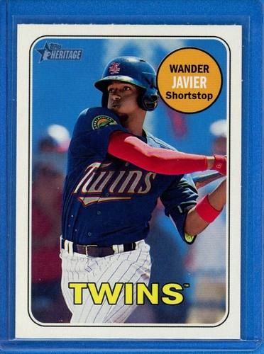 2018 Topps Heritage Minors Short Print SP #212 Wander Javier ...