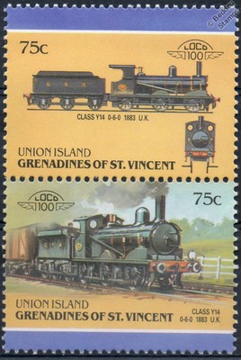 1883 GER Class Y14 0-6-0 Great Eastern Railway Train Stamps / LOCO 100 ...