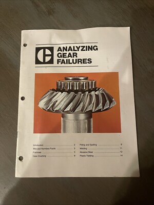 Analyzing Gear Failures Booklet from 1979 | eBay
