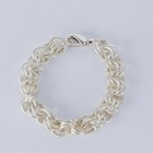 Prochain Sterling Silver 925 Textured Double Rolo 8" Bracelet For Wear ...