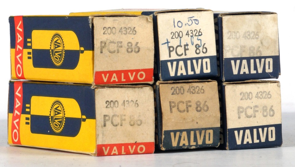 ONE PCF86/7HG8 VALVO NOS Tube Röhre Lampe TSF Valvola Valvula Valve 진공관 ...