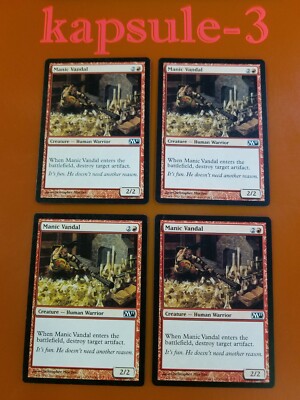 4x Manic Vandal | M11 Magic 2011 | MTG Magic Cards | eBay