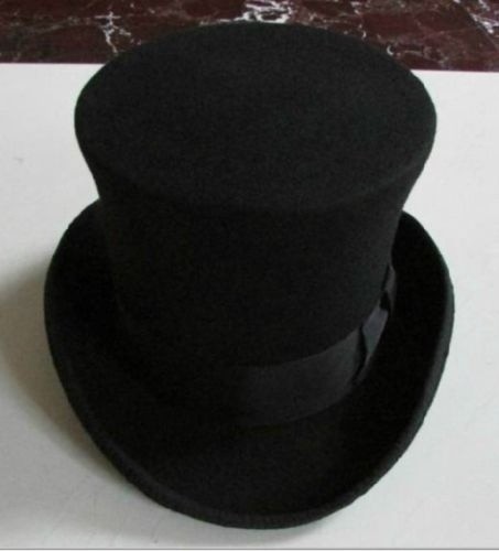 Vintage 100% Wool Mad Hatter High Top Hat, Vivi, Magician Hat ...