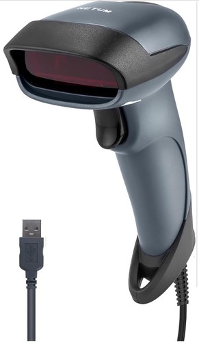 Netum Scan Wired Handheld USB 1D Barcode Scanner | eBay