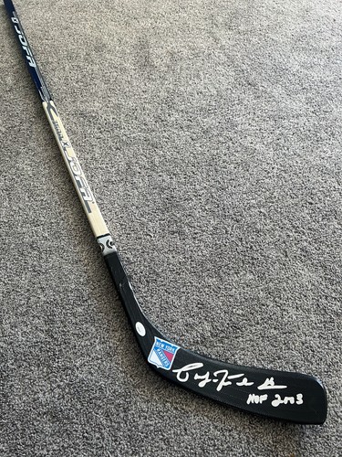 PAT LAFONTAINE New York Rangers SIGNED Autograph Hockey Stick JSA COA ...