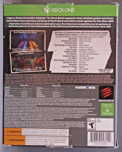 Rock Band 4 with Legacy Game Controller Adapter (Microsoft Xbox One ...