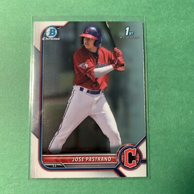 2022 Bowman Chrome Prospects #BP-21 Jose Pastrano - Cleveland Guardians ...