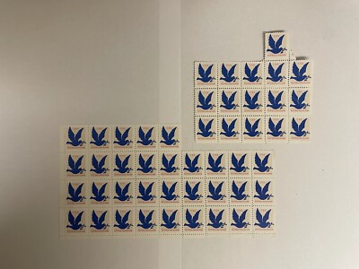 Dove 1994 The "G" Rate Makeup Stamp Gum Back USA Postage 48 Stamps ...