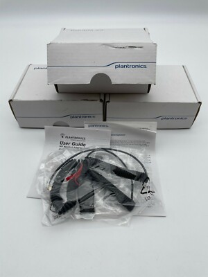 Lot of 3 NEW HIS Cable 72442-41 Adapter Cable Plantronics Avaya ...