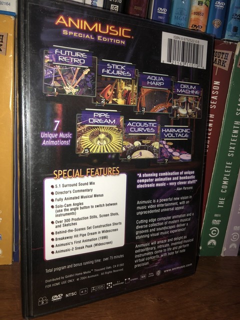 Animusic: A Computer Animation Video Album (DVD, 2006, Special Edition ...