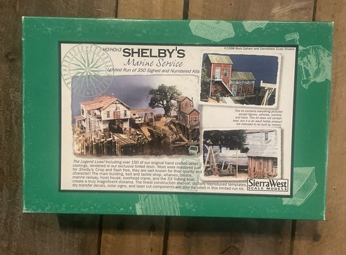 HO/HOn3 Scale SHELBY’S Marine Service Sierra West Kit #103 LIMITED Rare ...