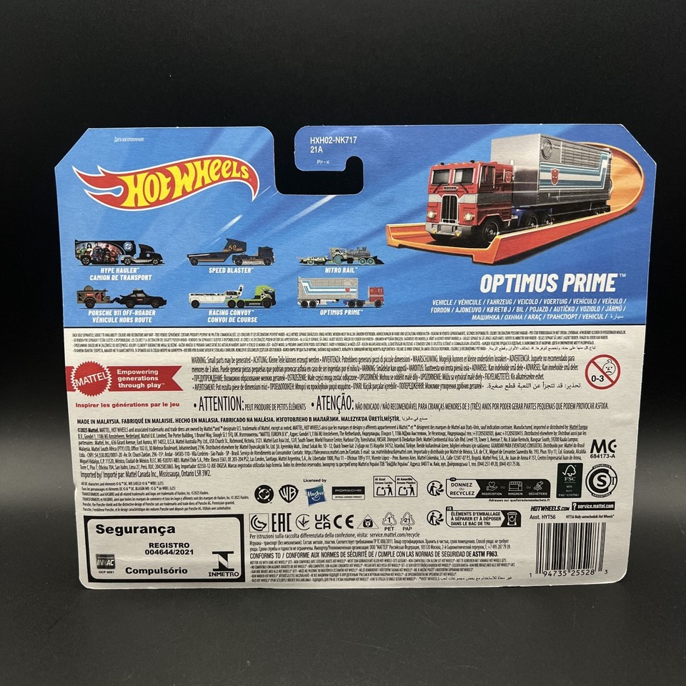 Hot Wheels TRACK FLEET | OPTIMUS PRIME | eBay