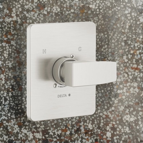 Delta Stainless Steel Single Handle Valve Trim Kit Model T14067-SS-PP ...