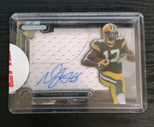 2014 Topps Strata Clear Cut Auto Relic Davante Adams | eBay