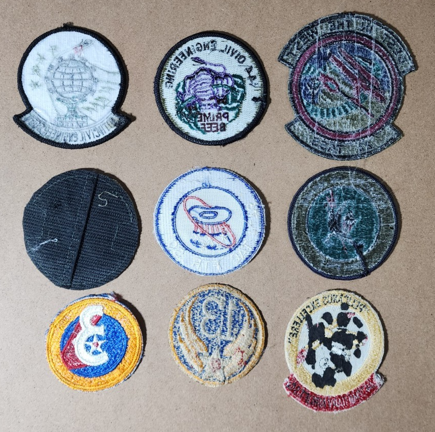 Lot of 9 USAF Unit Patches United Stated Air Force | eBay