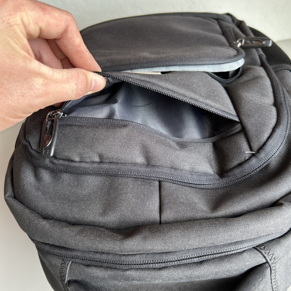 Bruno Cavalli Laptop Backpack Bag USB Charging Port School Work Canvas ...