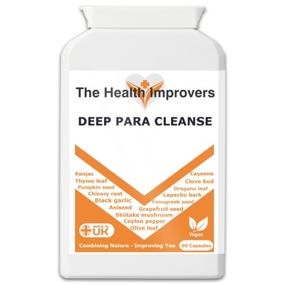 Parasite Cleanse Capsules - Dewormer Tablets For Humans - Gut Cleanse ...