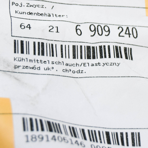 NEW BMW Z4 E85 RADIATOR COOLANT HOSE 64216909240 6909240 ORIGINAL | eBay