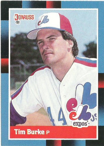 TIM BURKE MONTREAL EXPOS #98 - DONRUSS NM-MT 1988 | eBay