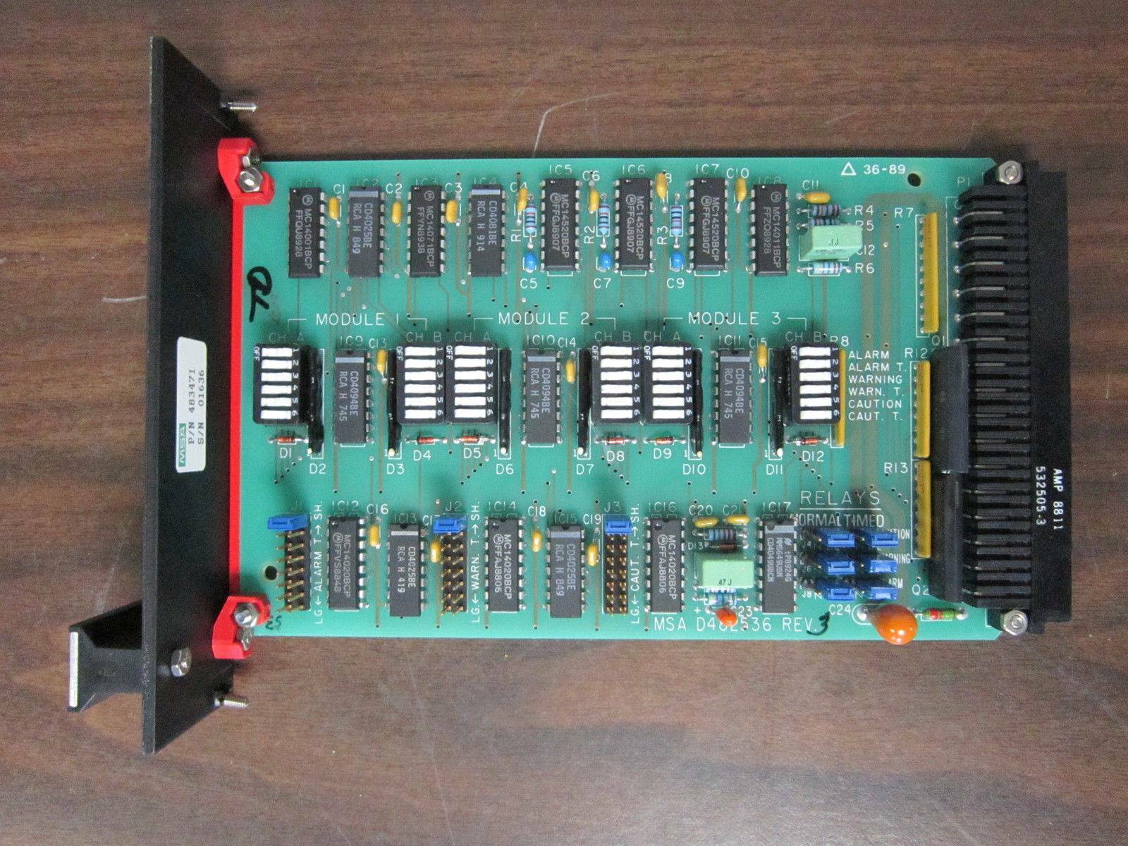 MSA 483471 5000 Relay Programmable Module PLC D482536 | eBay