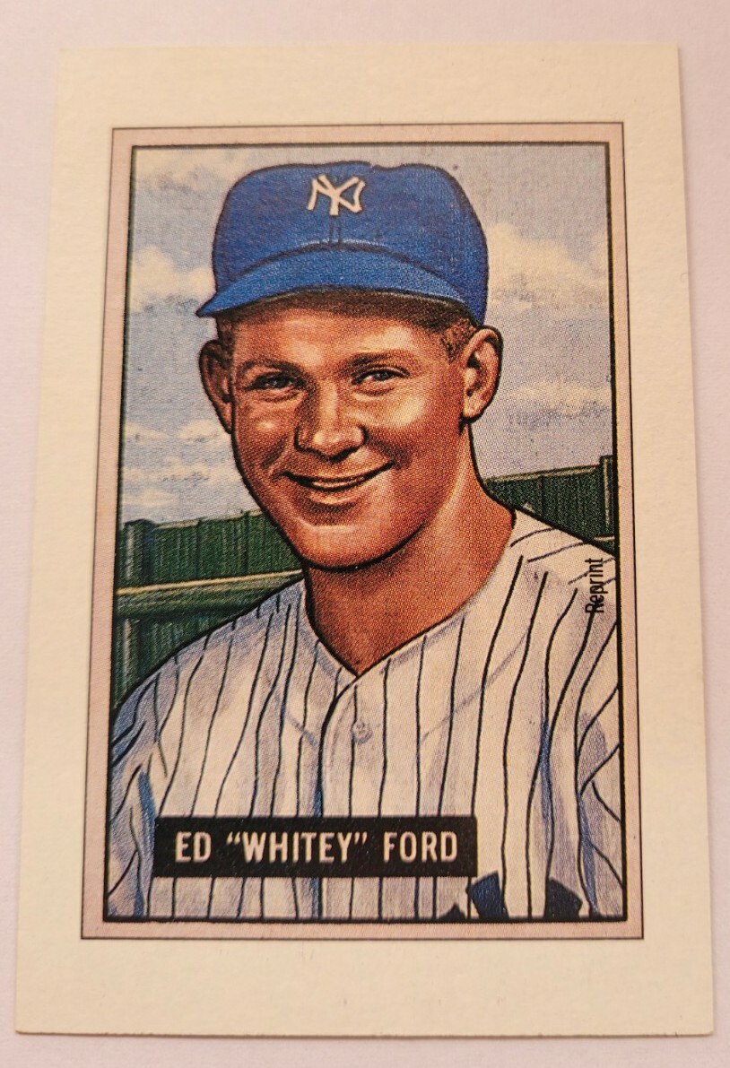 Whitey Ford Baseball Card Ford, Whitey