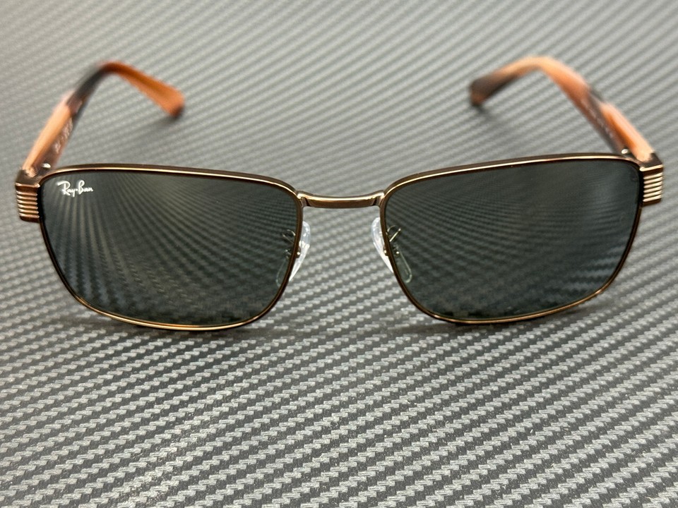 RAY BAN RB3750 925940 Copper Green Mirror Unisex 59 mm Sunglasses | eBay