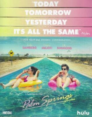 Palm Springs FYC DVD VIDEO MOVIE time loop romantic comedy Andy Samberg ...