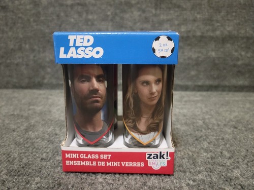 TED LASSO 4 Mini Glass Set | eBay