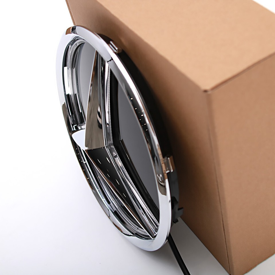 Front Grille LED Emblem Mirror Badge Fits For Mercedes Benz W177 W205 ...