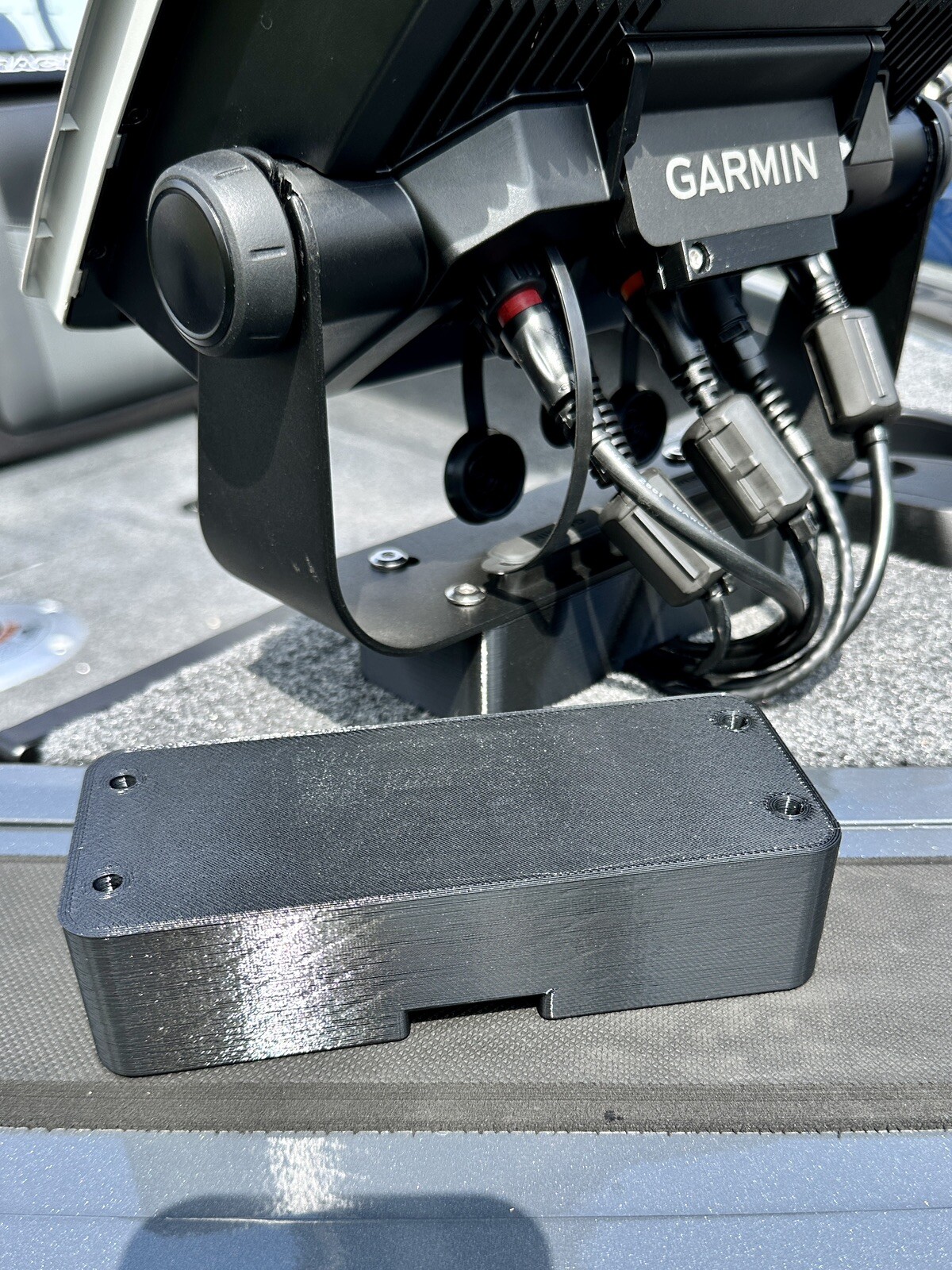 Garmin Fish Finder Cable Cover Mounting Base | eBay