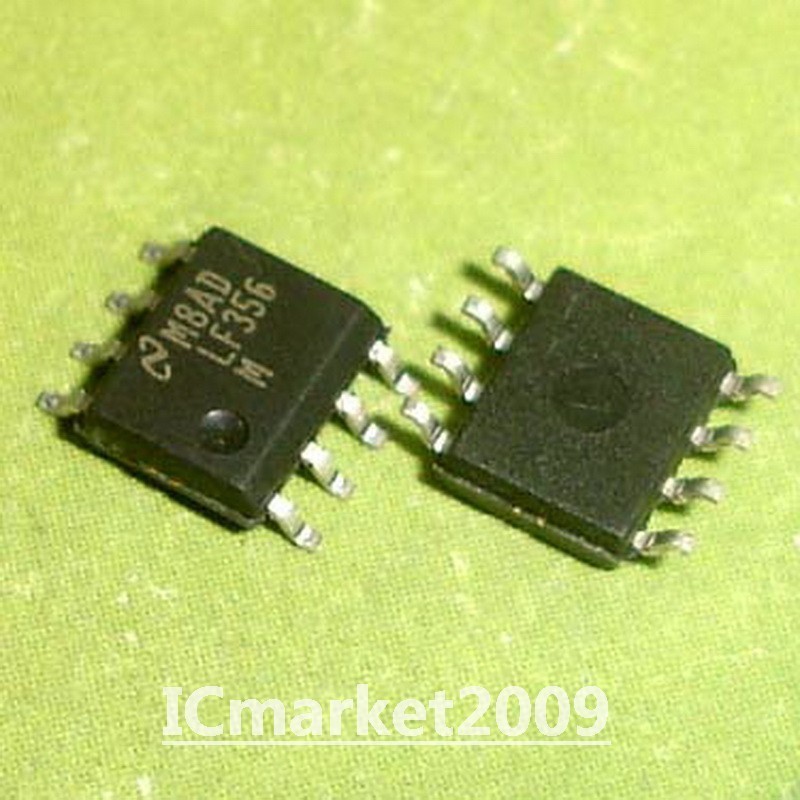 50 PCS LF356MX SOP-8 LF356M LF356 Monolithic JFET Input Operational ...