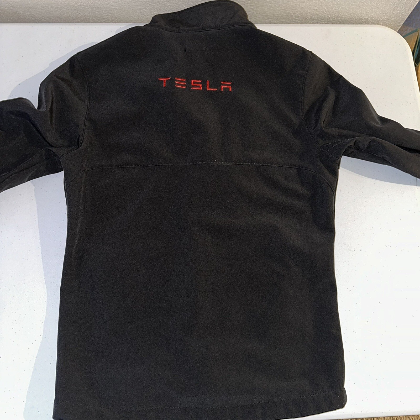 Tesla Employee Corporate Jacket Black With Red Embroi… - Gem