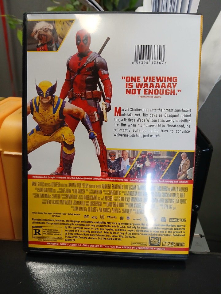 Deadpool & Wolverine (DVD, 2024) Fast free shipping! | eBay