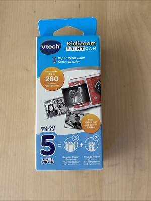 VTech Kidizoom Print Cam Paper Refill Pack - White (815266) | eBay