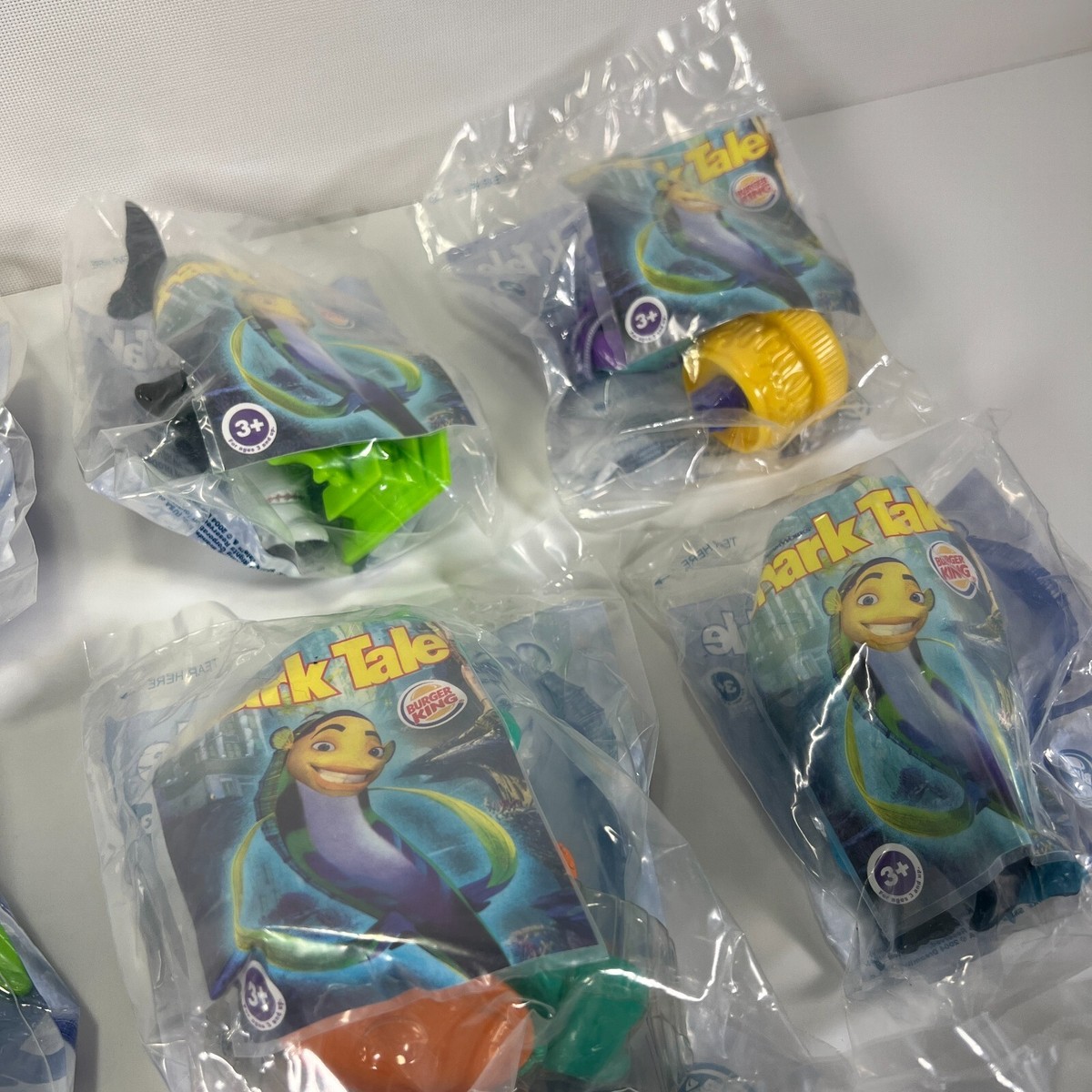 Shark Tale Toys Burger King BURGER KING 2004 Shark Tale Lot Of 8