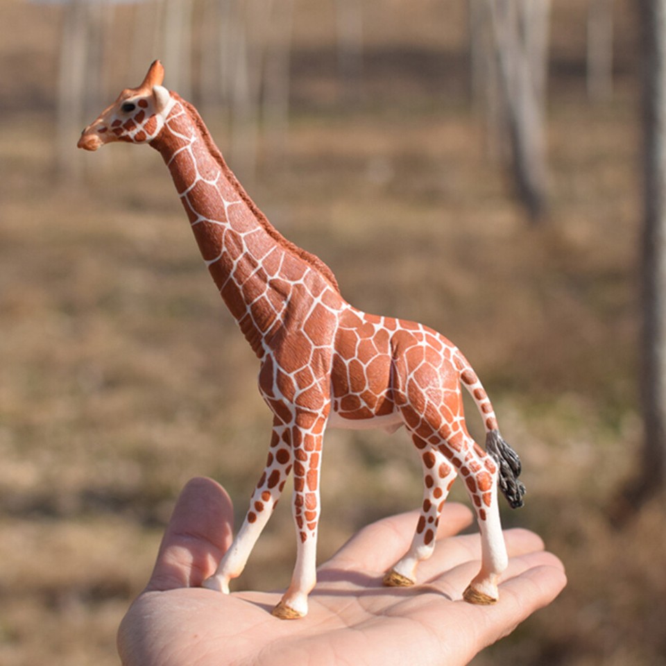 Giraffe Figures Toy Safari Animal Figure Collection Model Educational ...