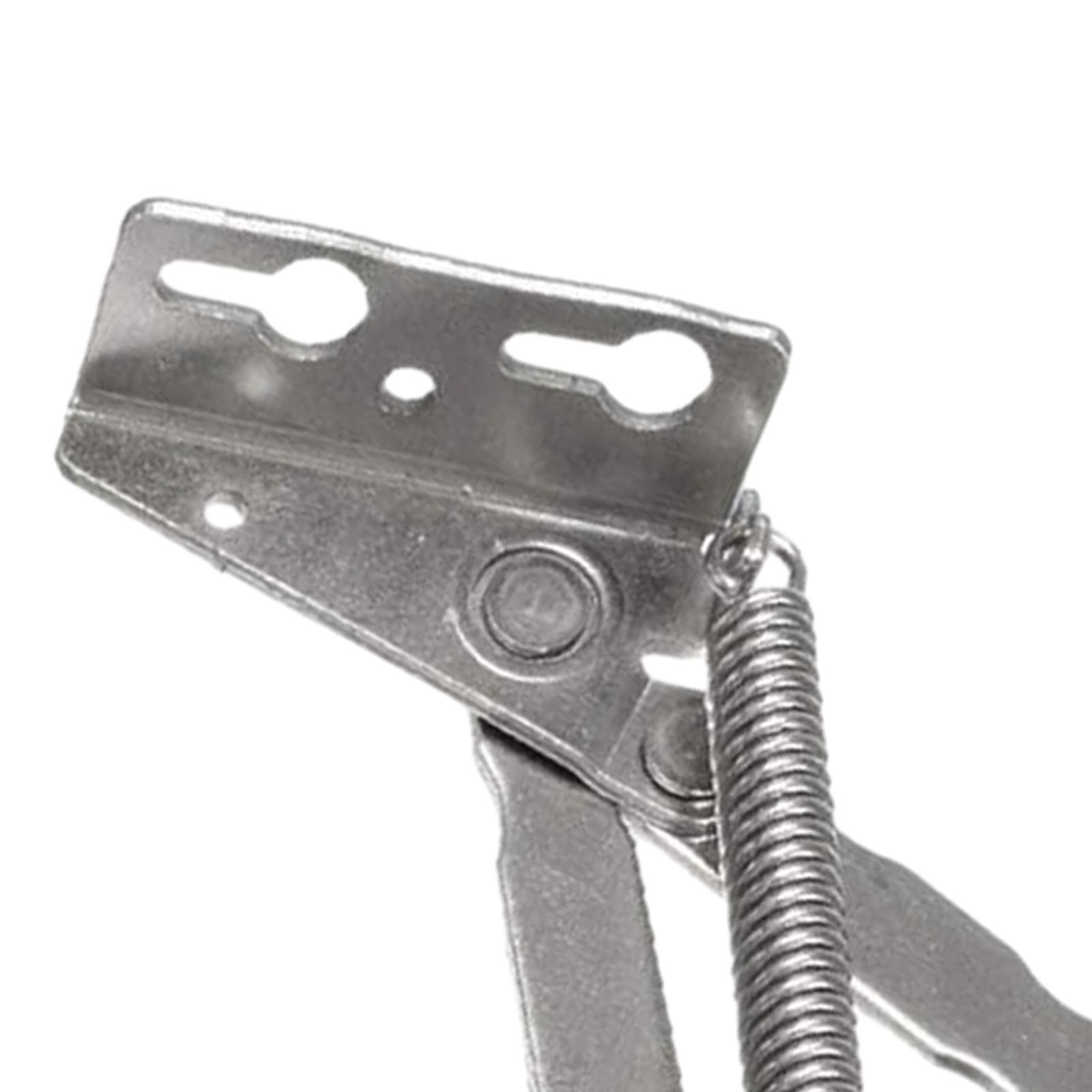 2Pcs 80 Degree Foldable Lifting Brackets Steel Spring Hinge for Folding ...