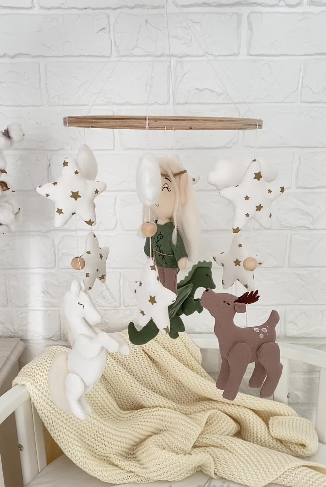 Lord of the Rings Baby Mobile Elf Legolas, Dragon, LOTR Fan Baby Shower ...