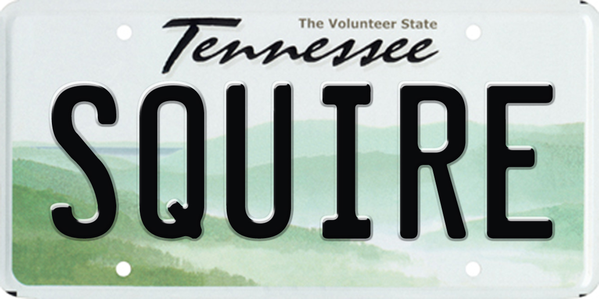 TENNESSEE SQUIRE LICENCE PLATE SMALL BAR FRIDGE MAGNET | eBay