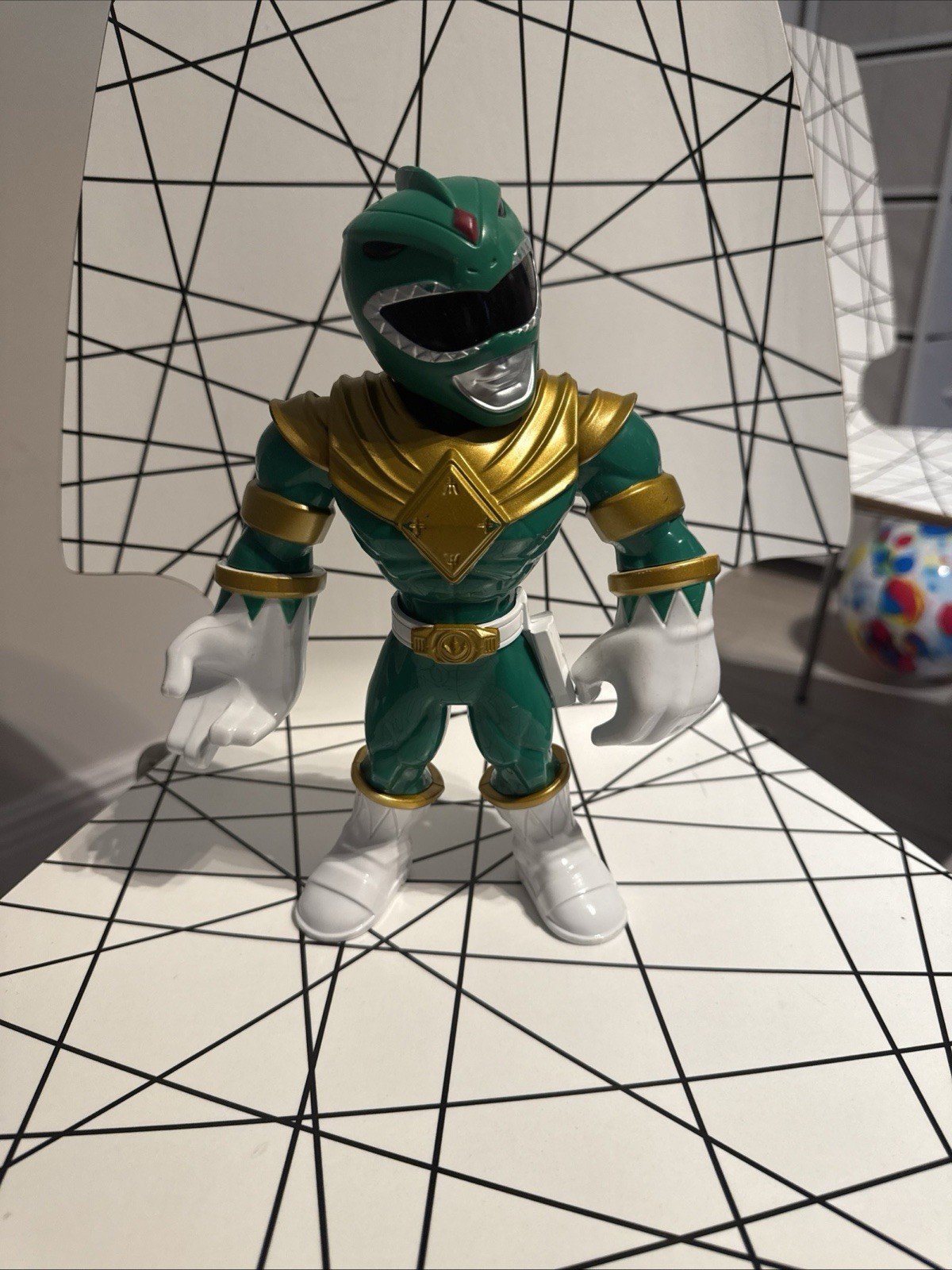 Playskool Heroes Mega Mighties Power Rangers Green Ranger 10-inch ...