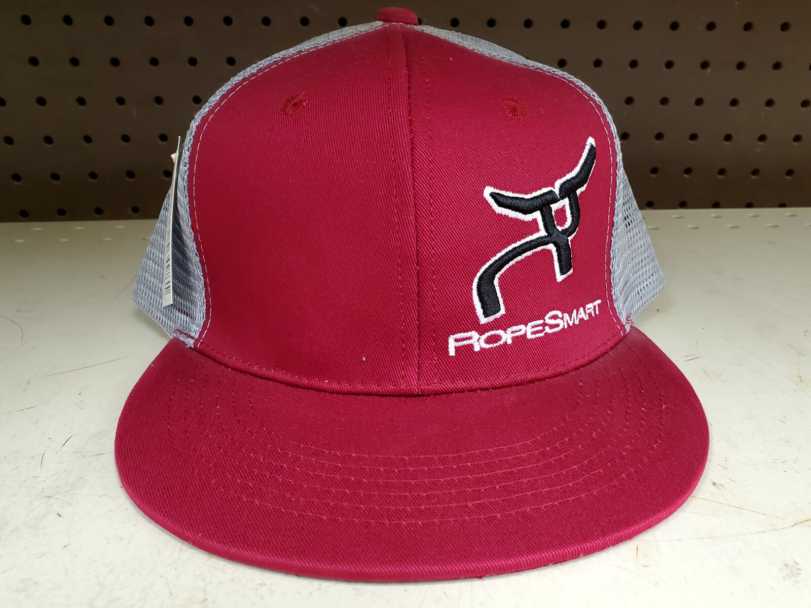 RopeSmart Cap~Burgundy & Gray~NEW~Snapback~400MNG~Hat~One Size~Retro ...