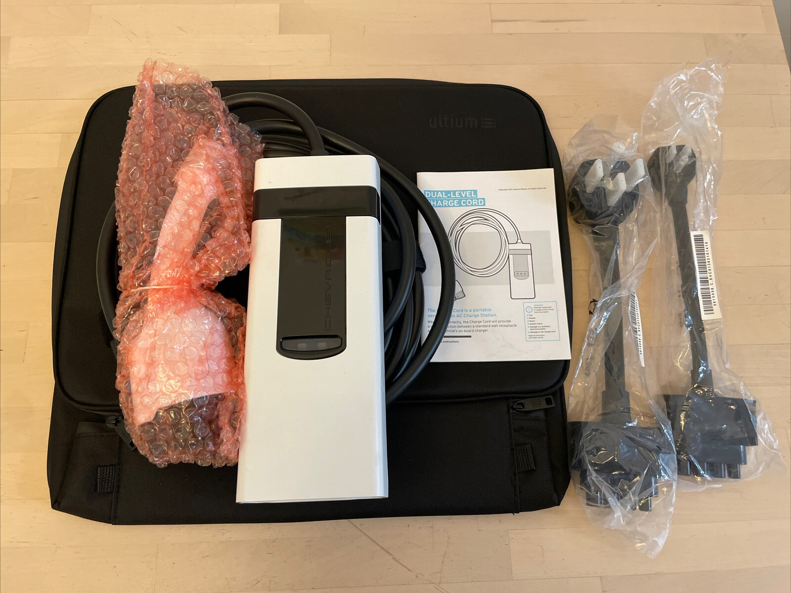 GMC HUMMER EV Level 1 & 2 Charger OEM 120V 240V Dual Charging Cable ...