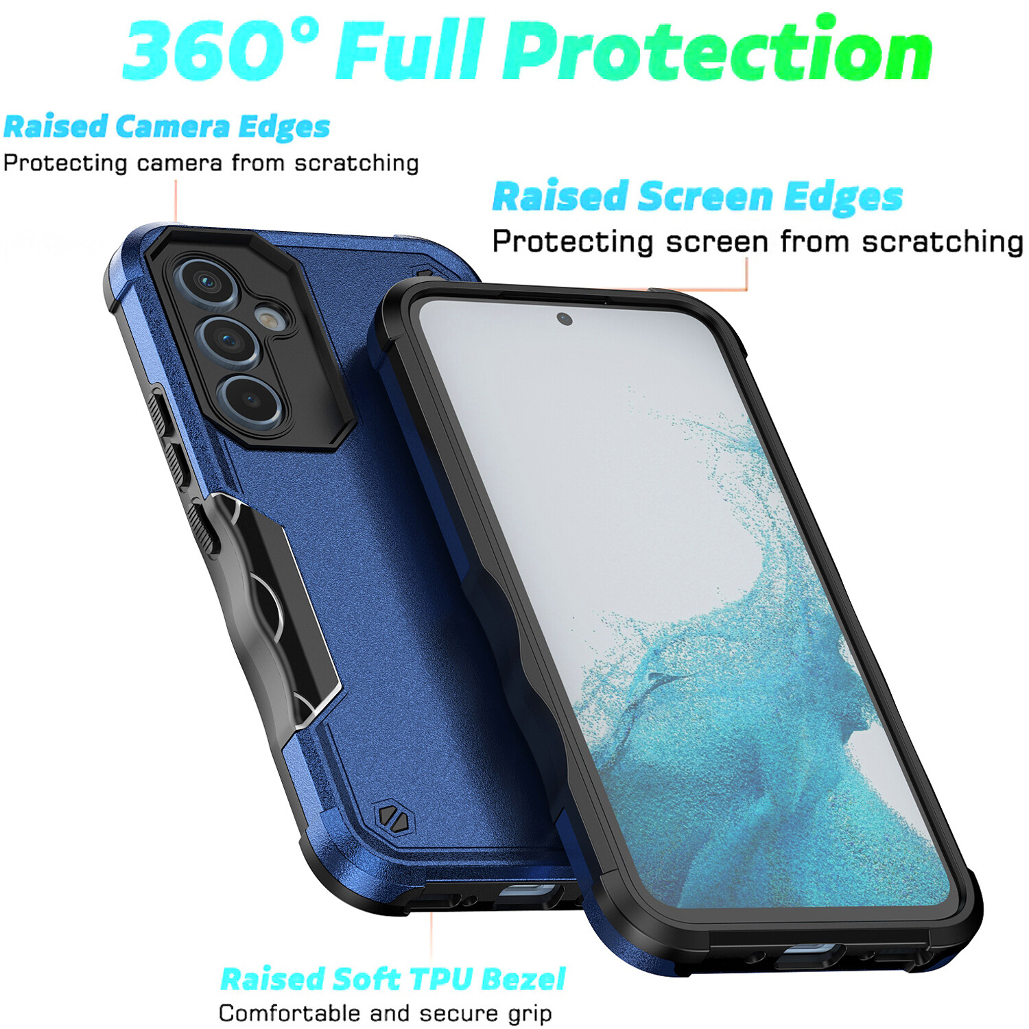 For Samsung Galaxy A53 A54 A33 5G Ring Case Defender Stand Cover ...