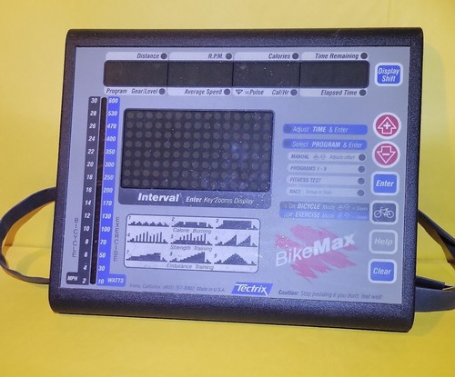 Cybex Tectrix Bikemax R Recumbent Bike Display panel | eBay