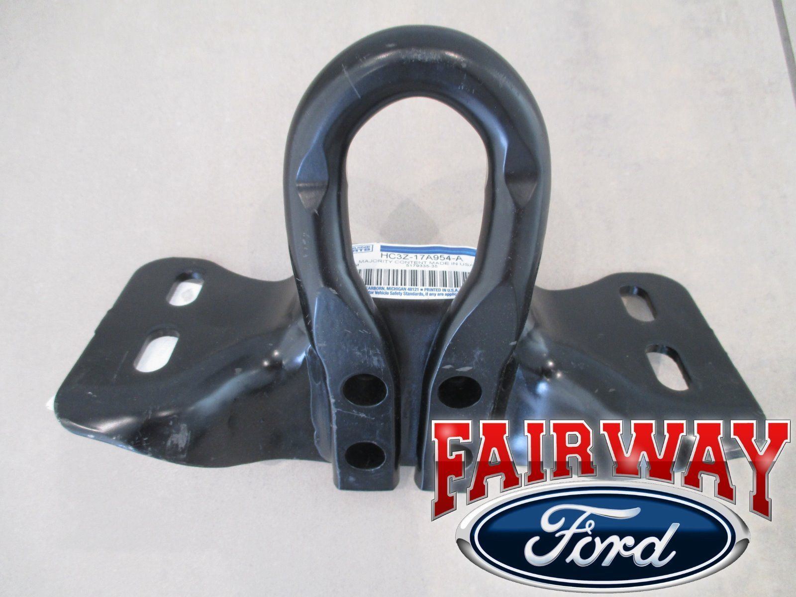 17 Thru 18 Super Duty F-250 F-350 F-450 F-550 OEM Ford Black Tow Hook ...