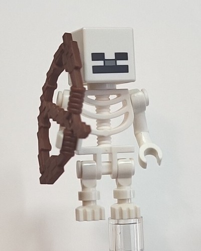 LEGO MINECRAFT SKELETON MOB MINIFIGURE min011 USED FROM MULTIPLE SETS w ...