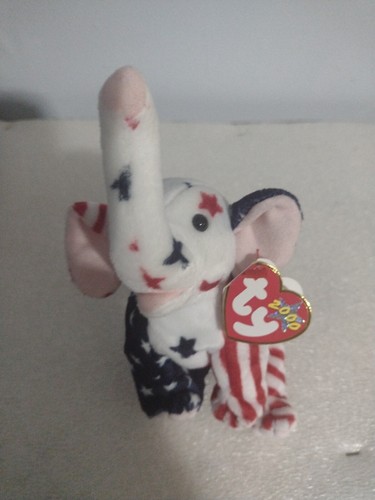 TY Beanie Baby RIGHTY 2000 Elephant Stuffed Animal Toy Plush | eBay