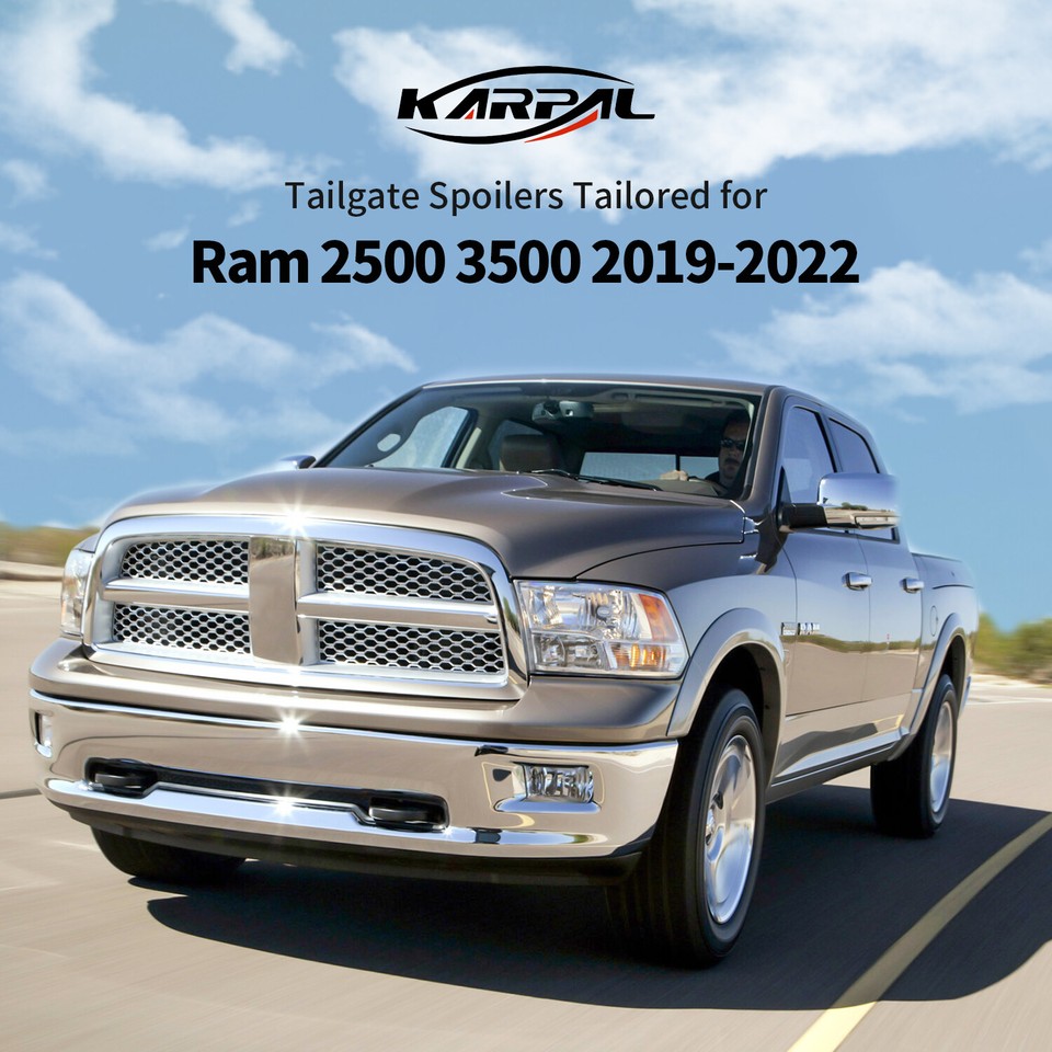 For 2019-2022 RAM 3500 2500 Tailgate Spoiler Cap 68364364AA Textured ...